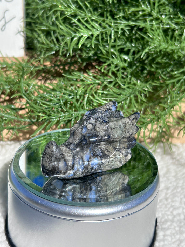 Que Sera Dragon Head – The Tiny Bee Co, LLC